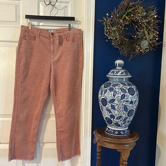 LOFT | Pants & Jumpsuits | Nwt Womens Loft Rose Pink Cotton Spandex ...